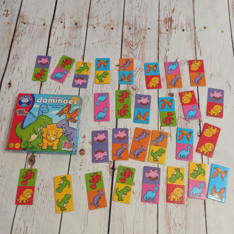 Dinosaur dominoes - ORCHARD TOYS > Edu Pszczółka